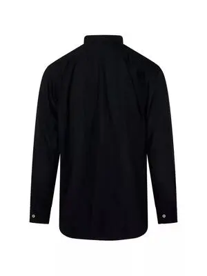 Comme Des Garçons Crinkled-effect Chest-pocket Shirt