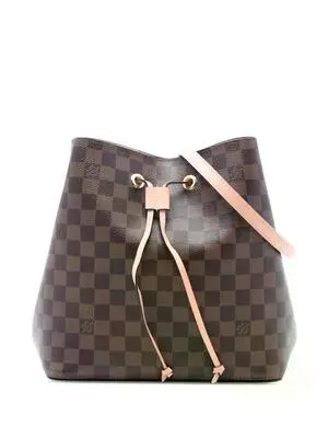LOUIS VUITTON Damier Ebene Neonoe Mm Bucket Bag 2019 - Brown