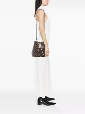 LOUIS VUITTON Damier Ebene Neonoe Mm Bucket Bag 2019 - Brown