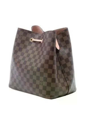 LOUIS VUITTON Damier Ebene Neonoe Mm Bucket Bag 2019 - Brown