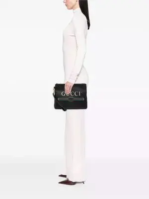 Gucci Leather Logo Clutch
