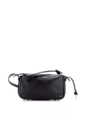 Fendi Leather Mini Shoulder Bag - Black