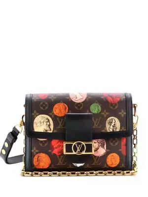 LOUIS VUITTON Dauphine Fornasetti Cameo Monogram Canvas Mm - Brown