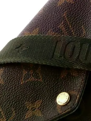 LOUIS VUITTON Felicie Strap & Go Handbag Monogram Canvas - Brown