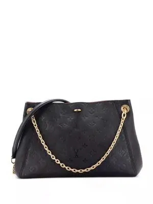 LOUIS VUITTON Anytime Handbag Monogram Empreinte Leather Pm - Black