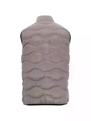 BLAUER. Padded Zip-up Gilet - Grey