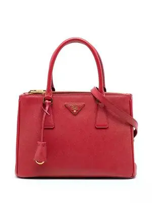 Prada Galleria Double Zip Satchel