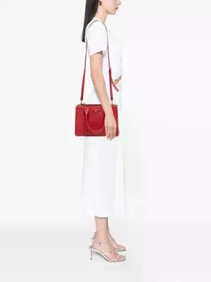 Prada Galleria Double Zip Satchel