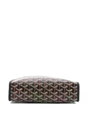 Goyard Jouvence Toiletry Pouch Coated Canvas Mm - Black