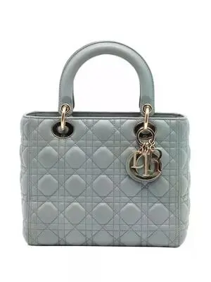 Dior 2020 Medium Lambskin Cannage Lady Satchel