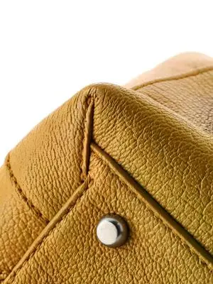 Bottega Veneta Arco Intrecciato Leather Small Shoulder Bag - Yellow