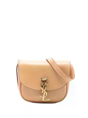 Saint Laurent 2020 Small Leather Kaia Crossbody Bag - Brown
