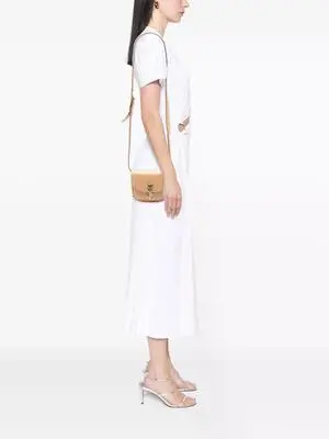 Saint Laurent 2020 Small Leather Kaia Crossbody Bag - Brown