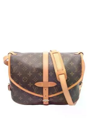 LOUIS VUITTON 2001 Monogram Saumur 30 - Brown