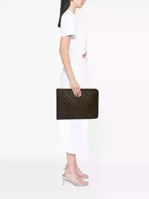 LOUIS VUITTON 1996 Monogram Poche Documents Portfolio