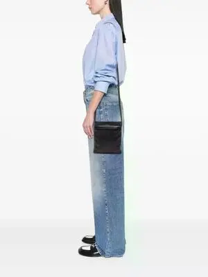 Loewe Nappa Anagram Crossbody Shoulder Bag - Black