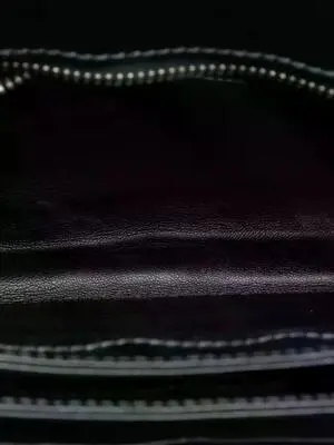 Prada Saffiano Lux And Tessuto Chain Crossbody Bag