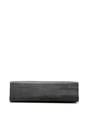LOUIS VUITTON 2001 Epi Gemeaux Tote Bag - Black