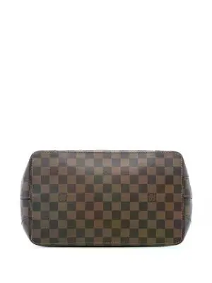 LOUIS VUITTON 2007 Damier Ebene Hampstead Pm Tote Bag - Brown