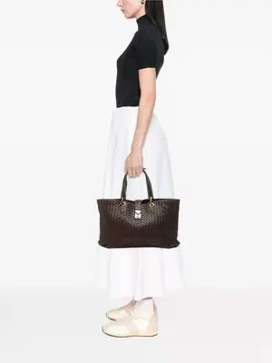 Bottega Veneta 2007 Large Nappa Intrecciato Capri Tote Bag