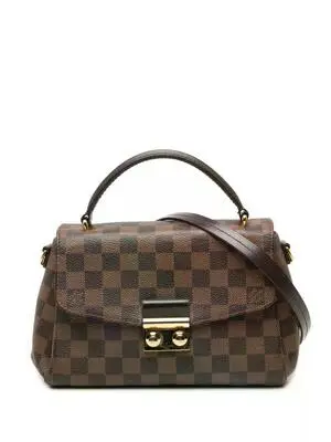 LOUIS VUITTON Damier Ebene Croisette Satchel - Brown