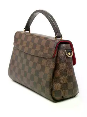 LOUIS VUITTON Damier Ebene Croisette Satchel - Brown