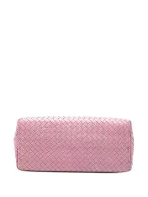 Bottega Veneta Small Nappa Intrecciato Roma Satchel - Pink