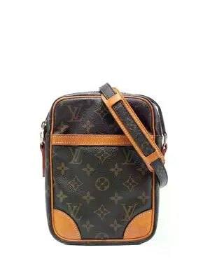 LOUIS VUITTON 1999 Monogram Danube Crossbody Bag - Brown