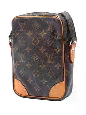 LOUIS VUITTON 1999 Monogram Danube Crossbody Bag - Brown