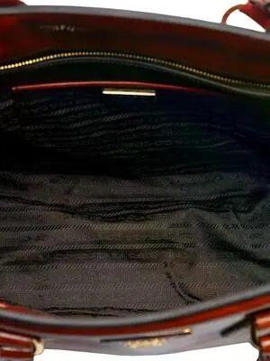 Prada Spazzolato Parabole Tote Bag - Brown
