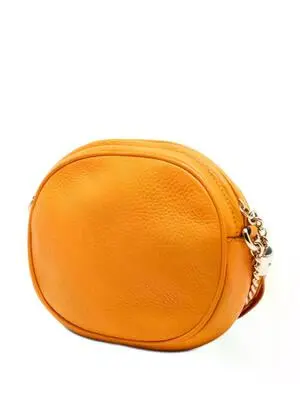 Gucci 2016-2025 Mini Pebbled Calfskin Soho Chain Crossbody Bag - Orange