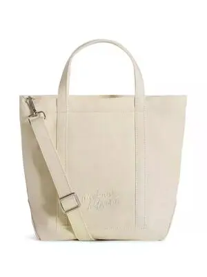 Maison Kitsuné Fox Head Small Tote Bag - Neutrals