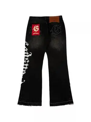 GODSPEED Og-logo Flared Jeans - Black