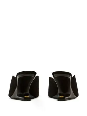 Balmain Open-toe Mule Sandals - Black