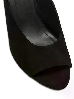 Balmain Open-toe Mule Sandals - Black