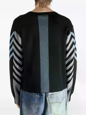 KIKO KOSTADINOV Chevron-pattern Sweatshirt