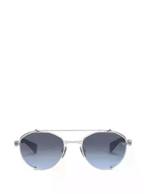 Balmain Round Frame Sunglasses - Silver
