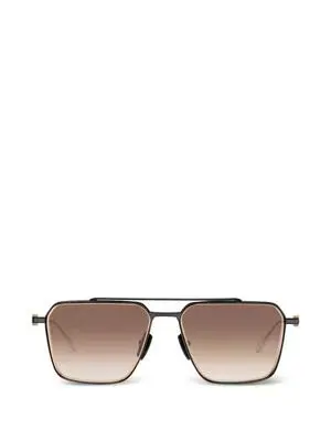 AKONI Telesto Browline Sunglasses - Black