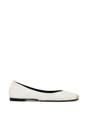 Jacquemus Toe-detail Ballet Flats - Neutrals