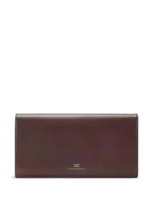 Elisabetta Franchi Leather Clutch - Brown