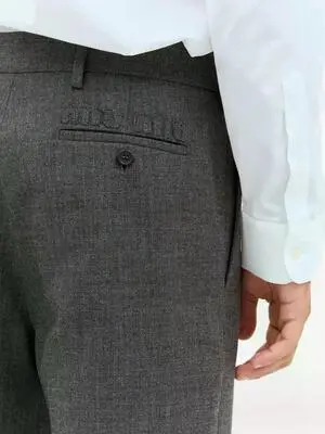 Miu Miu Logo-patch Trousers