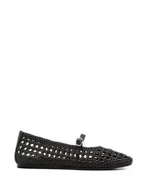 ZOLFO Woven Strap Ballet Flats