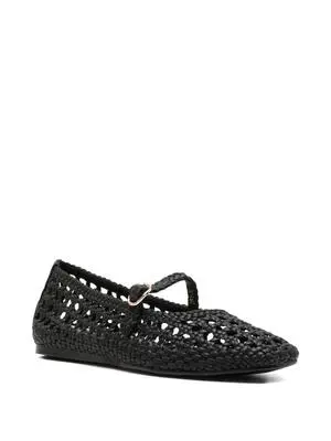 ZOLFO Woven Strap Ballet Flats