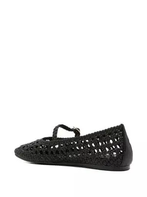 ZOLFO Woven Strap Ballet Flats