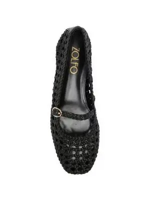 ZOLFO Woven Strap Ballet Flats