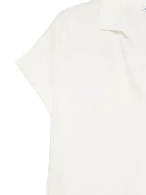 Aspesi V-neck Short-sleeve Top - Neutrals