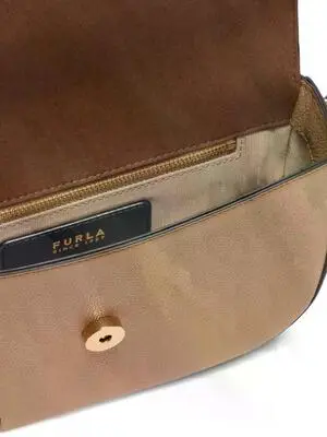 Furla Moonlight S Leather Shoulder Bag - Neutrals