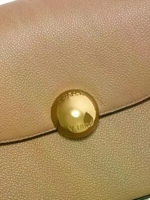 Furla Moonlight S Leather Shoulder Bag - Neutrals