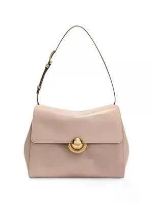 Furla Domus S Leather Shoulder Bag - Neutrals