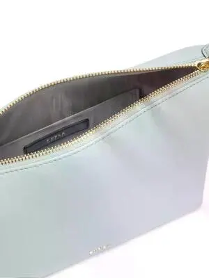 Furla Tonie Leather Clutch Bag - Blue